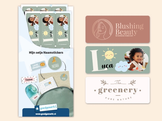 Stickers maken & laten drukken - Goedgemerkt
