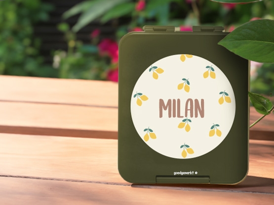 Gepersonaliseerde broodtrommel met naam - Design - Goedgemerkt