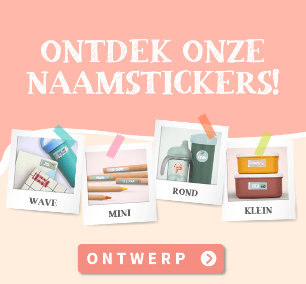 Plaklabels | Instrijklabels | Naamlabels | Naamstickers - Goedgemerkt